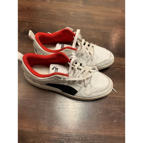 Puma | Shoes | Pumasize 2 White Low Cut Basketball Court Shoe | Poshmark